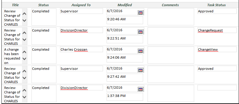 Display Approval Tasks on InfoPath Form - Charles' Blog