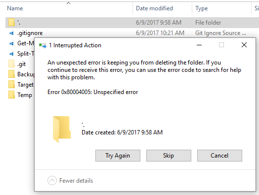 The Un-Deletable File - Charles' Blog
