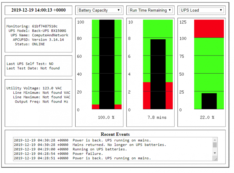 Configuring Multiple Networked OR USB APC UPS devices - Charles' Blog